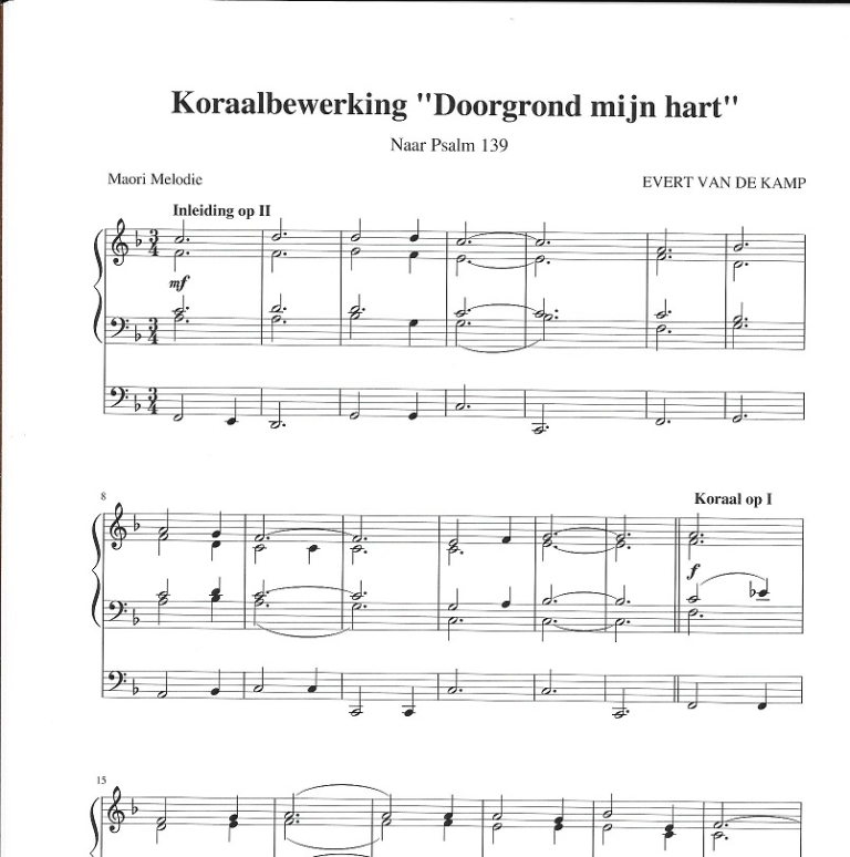 Evert van de Kamp | Deel 22 Nader mijn God bij U – Doorgrond mijn hart – Orgel Center Roosendaal